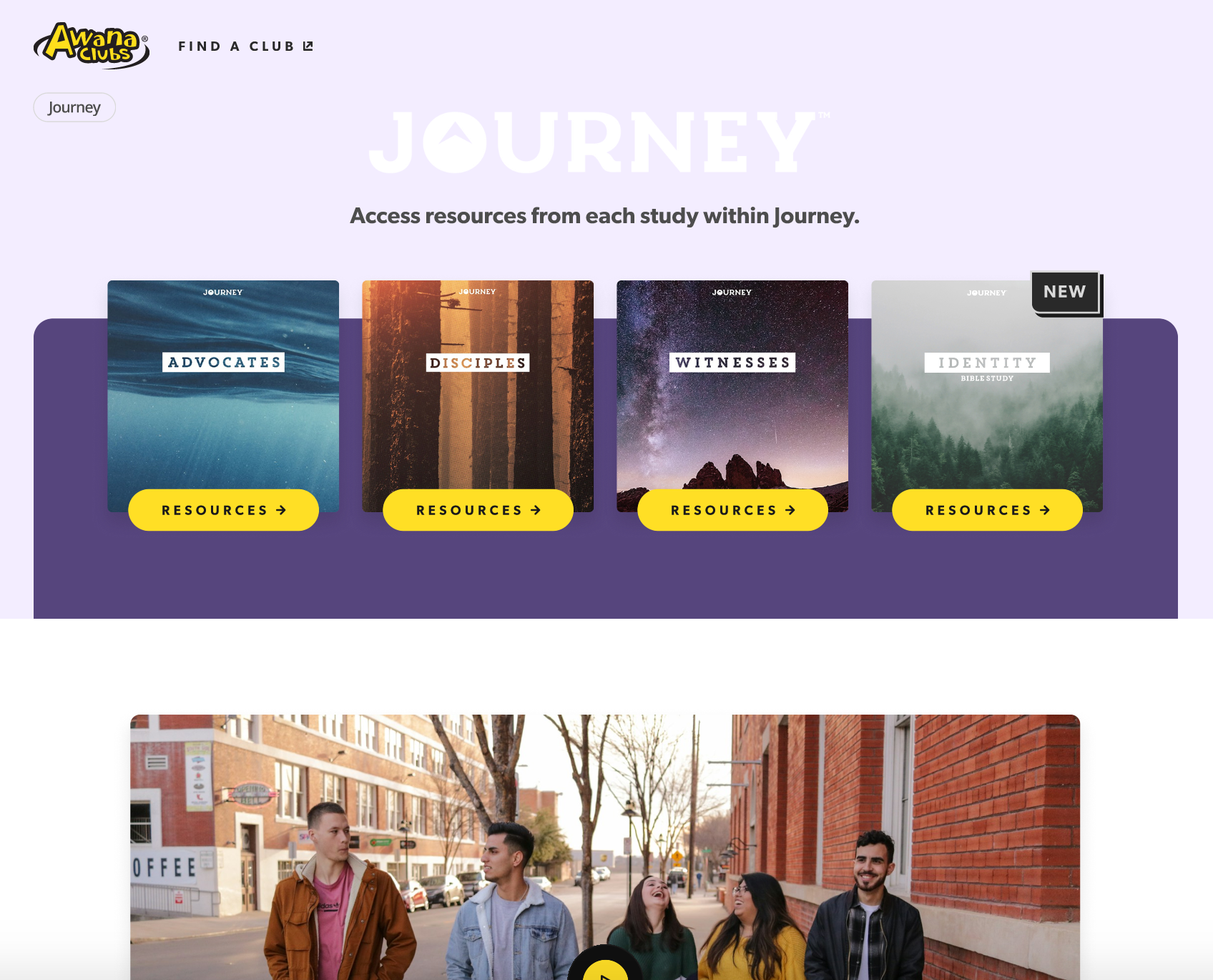 Journey Page - Awana Clubs